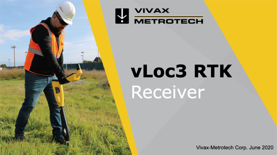 Vivax-Metrotech vLoc3-RTK-Pro Precision Line Locator w/RTK GPS
